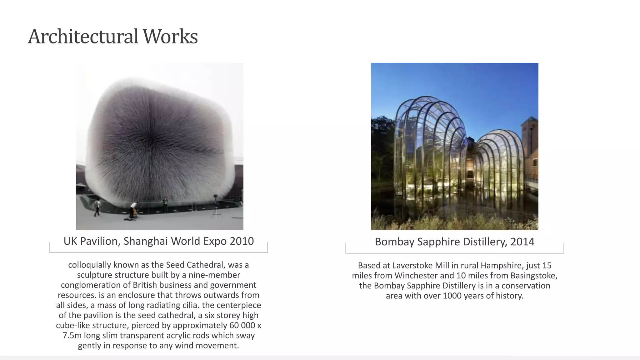 Thomas Heatherwick Industrial Work | PPTX