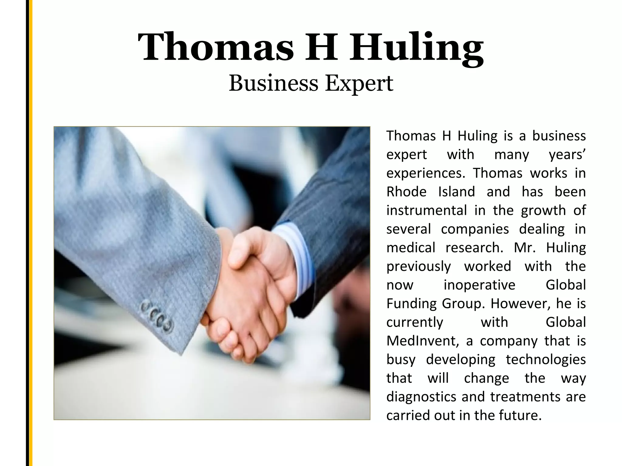 Thomas H Huling | PPT
