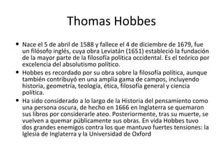 Thomas Hobbes | PPT