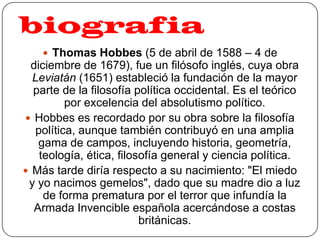 Thomas Hobbes | PPTX