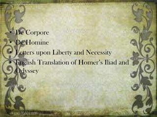 Thomas hobbes | PPTX
