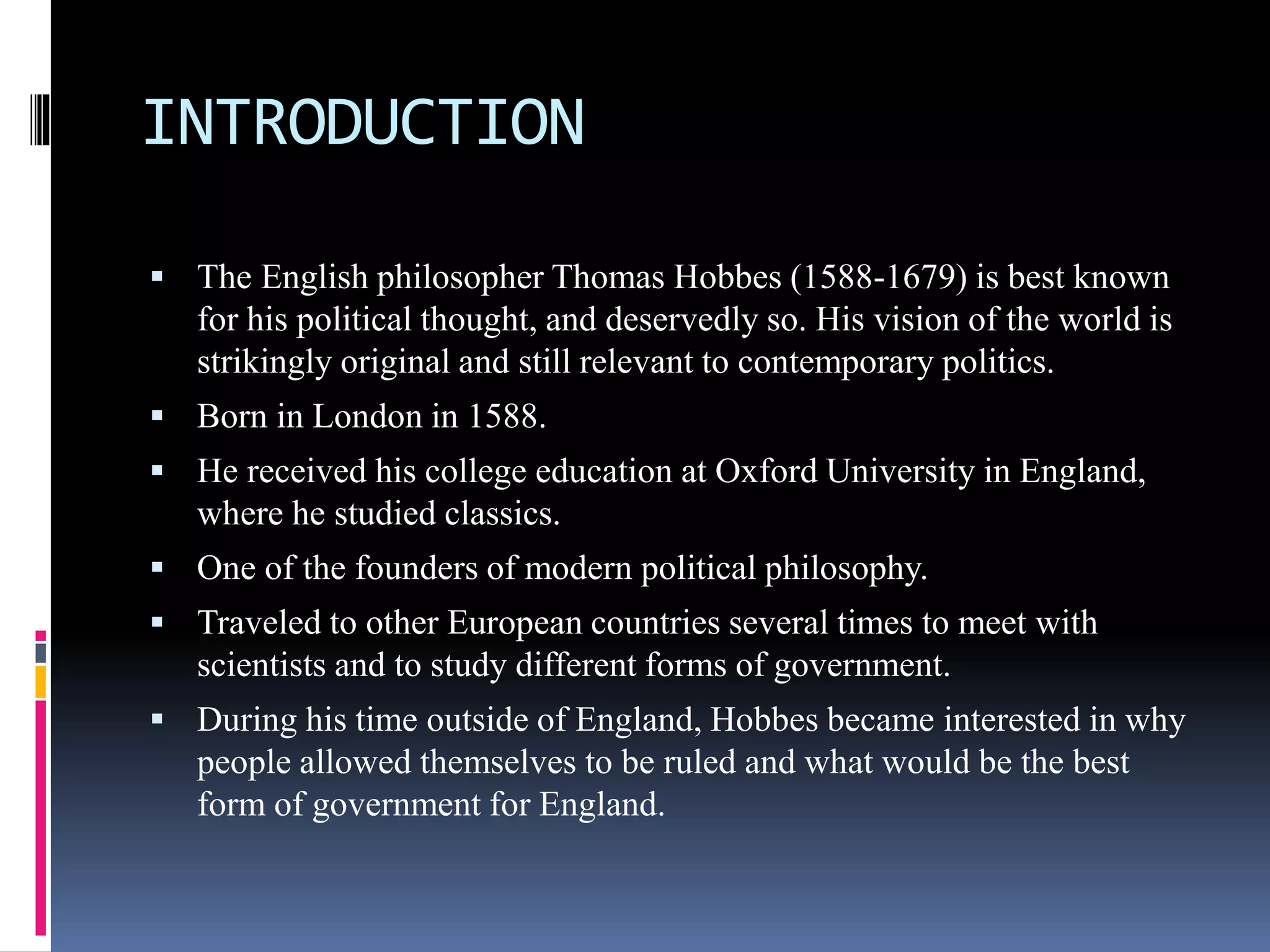 Thomas hobbes | PPTX