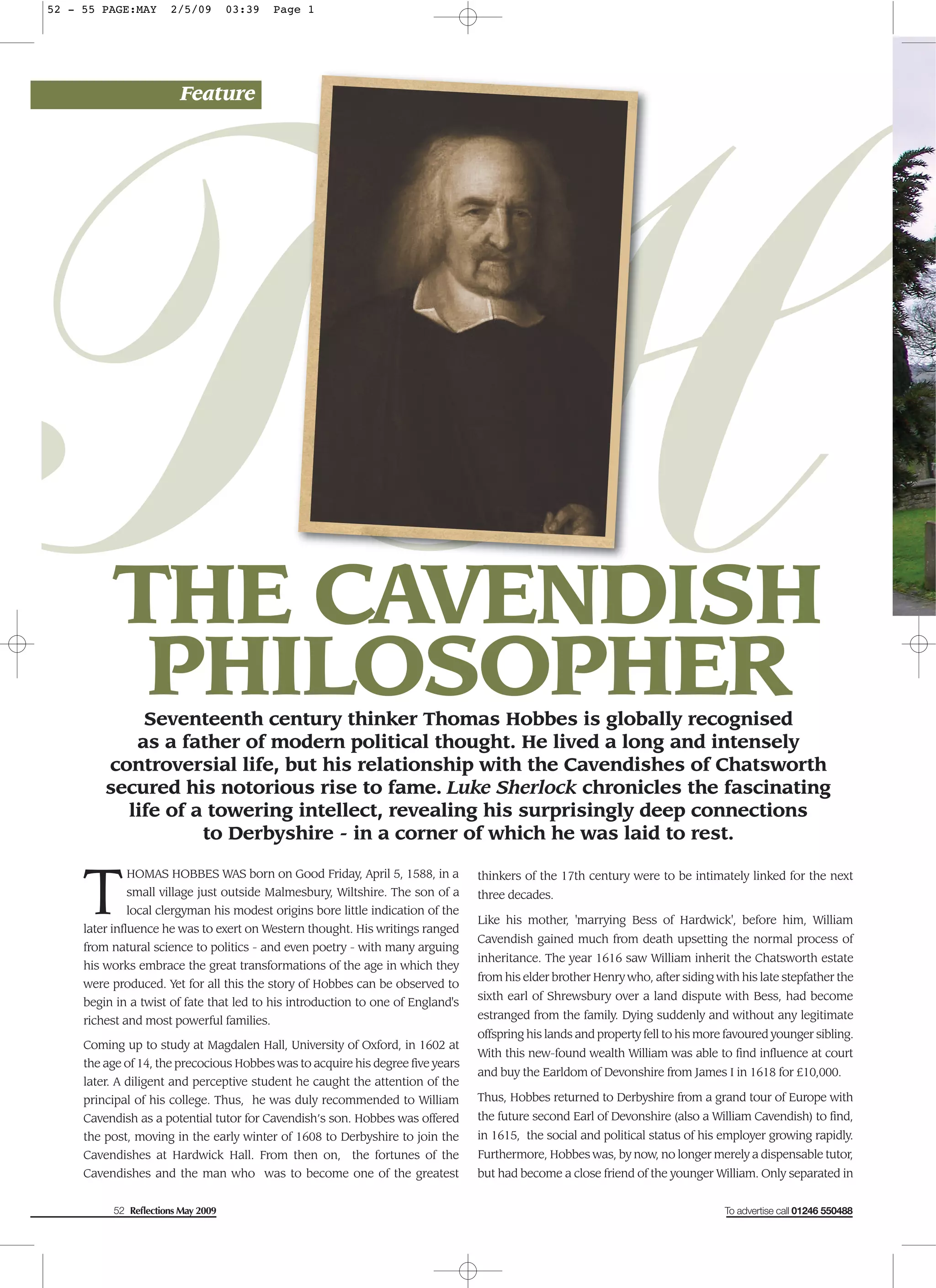 Thomas hobbes the cavendish philosopher | PDF | Christianity | Religion ...
