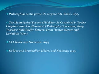 Thomas hobbes 1588 1679 | PPTX