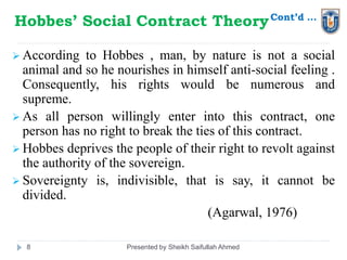 Thomas Hobbes and The Social Contract | PPTX