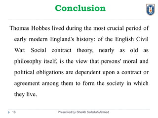 Social Contract Theory