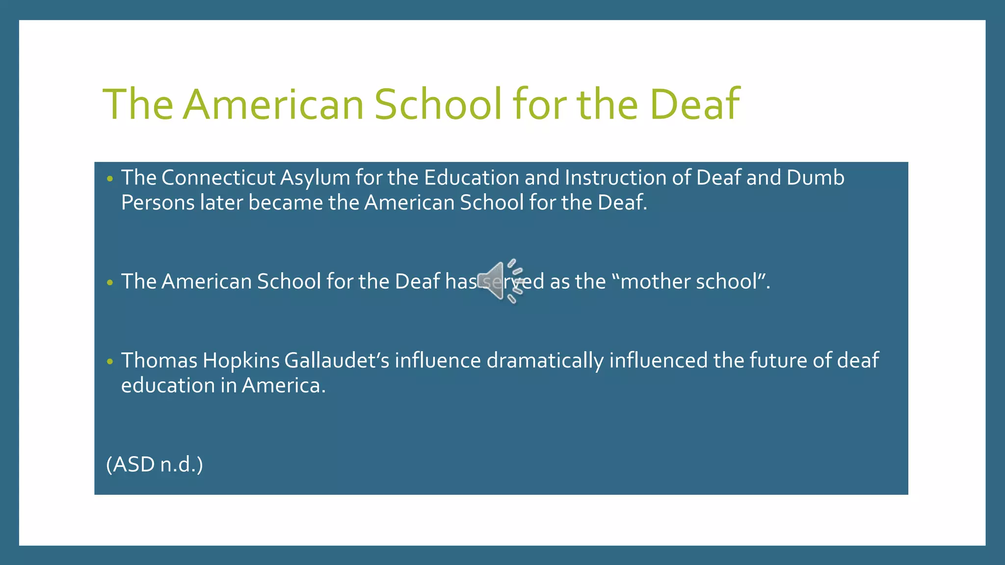 Thomas hopkins gallaudet presentation | PPTX