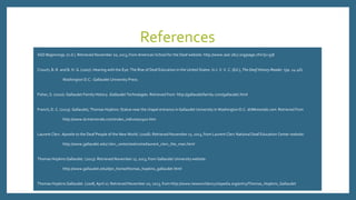 Thomas hopkins gallaudet presentation | PPTX