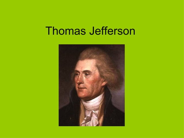 Thomas jefferson | PPT
