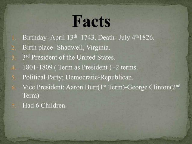 Thomas jefferson | PPTX