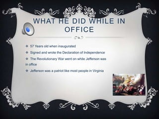 Heritage Minute Thomas Jefferson | PPTX