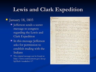 Thomas jeffersons presidency | PPT