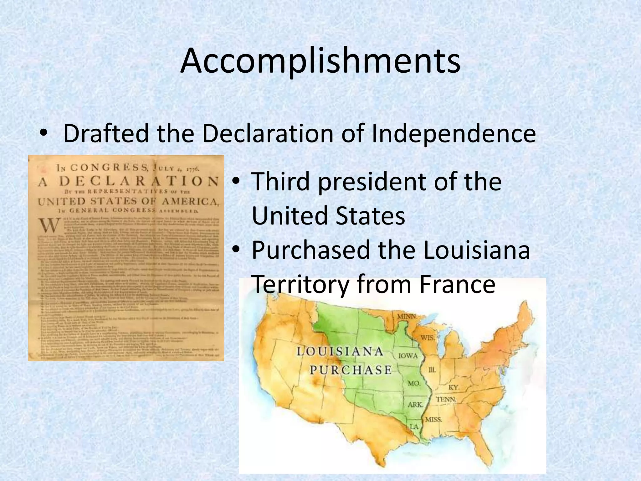 Thomas jefferson u.s. | PPT