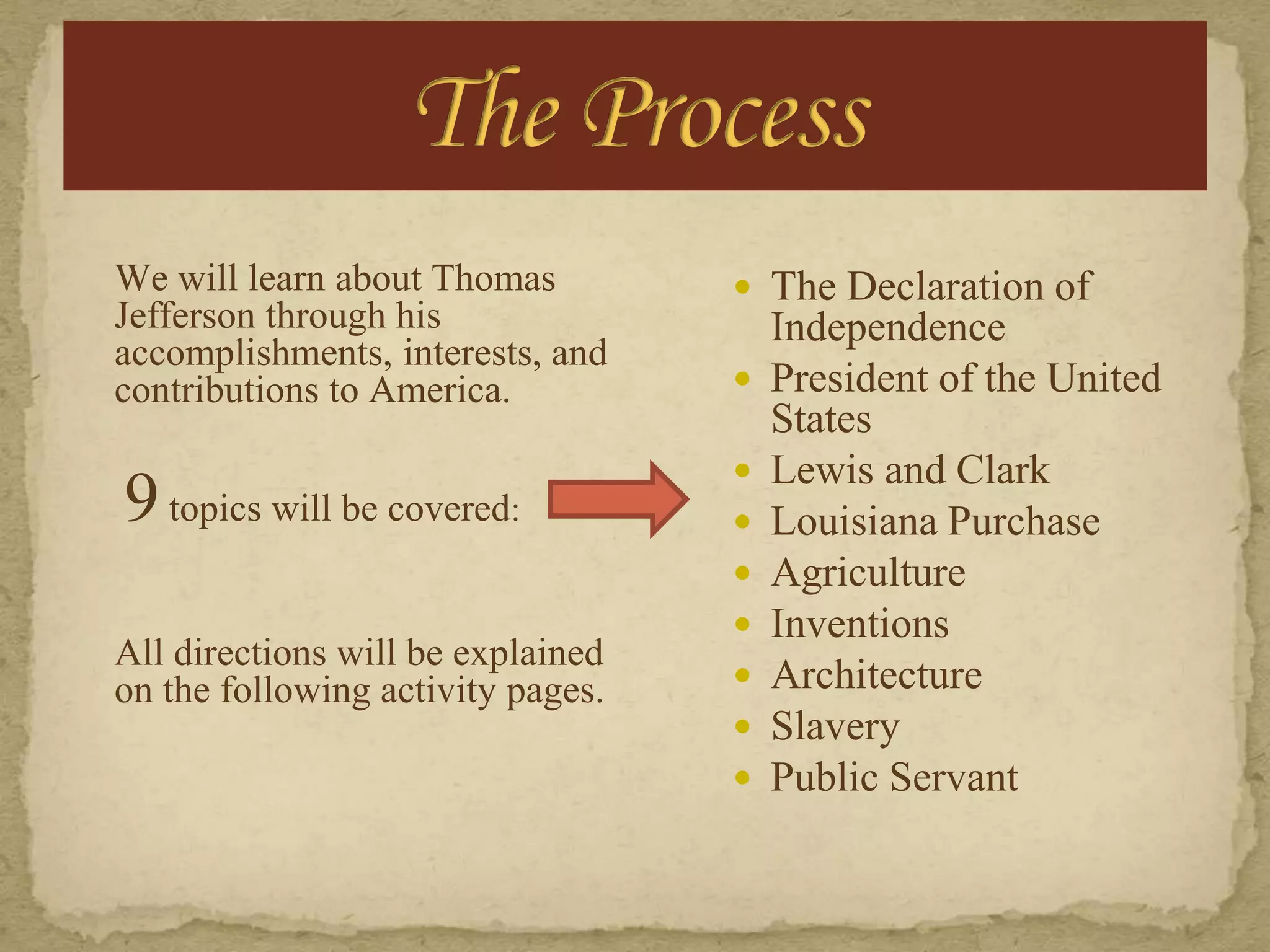 Thomas jefferson webquest | PPTX