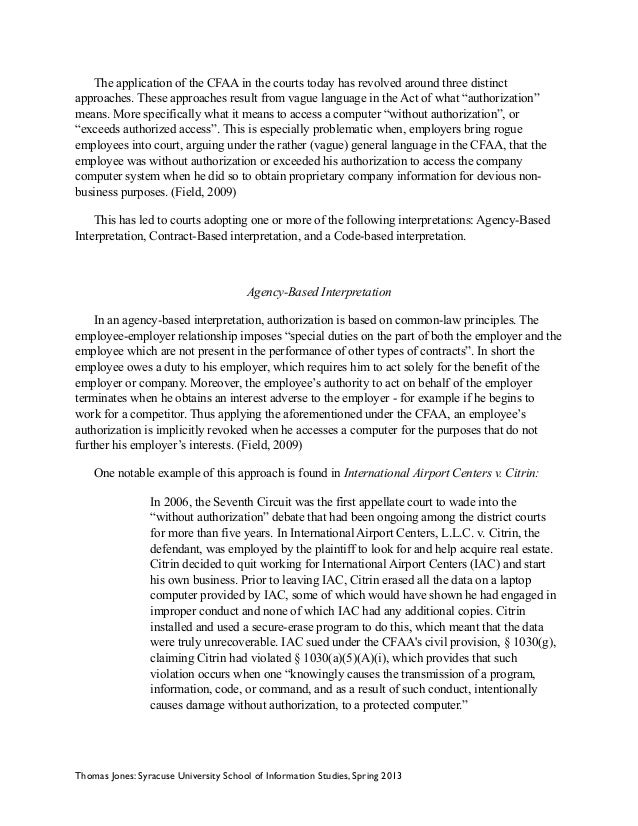 The CFAA and Aarons Law