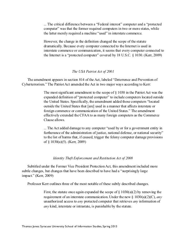 The CFAA and Aarons Law