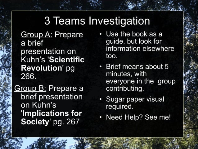 A2 Thomas Kuhn & Scientific Paradigms | PPT | Physics | Science