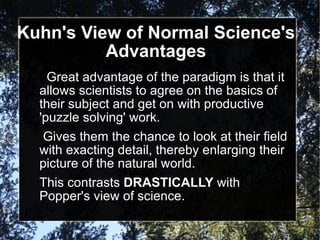 A2 Thomas Kuhn & Scientific Paradigms | PPT