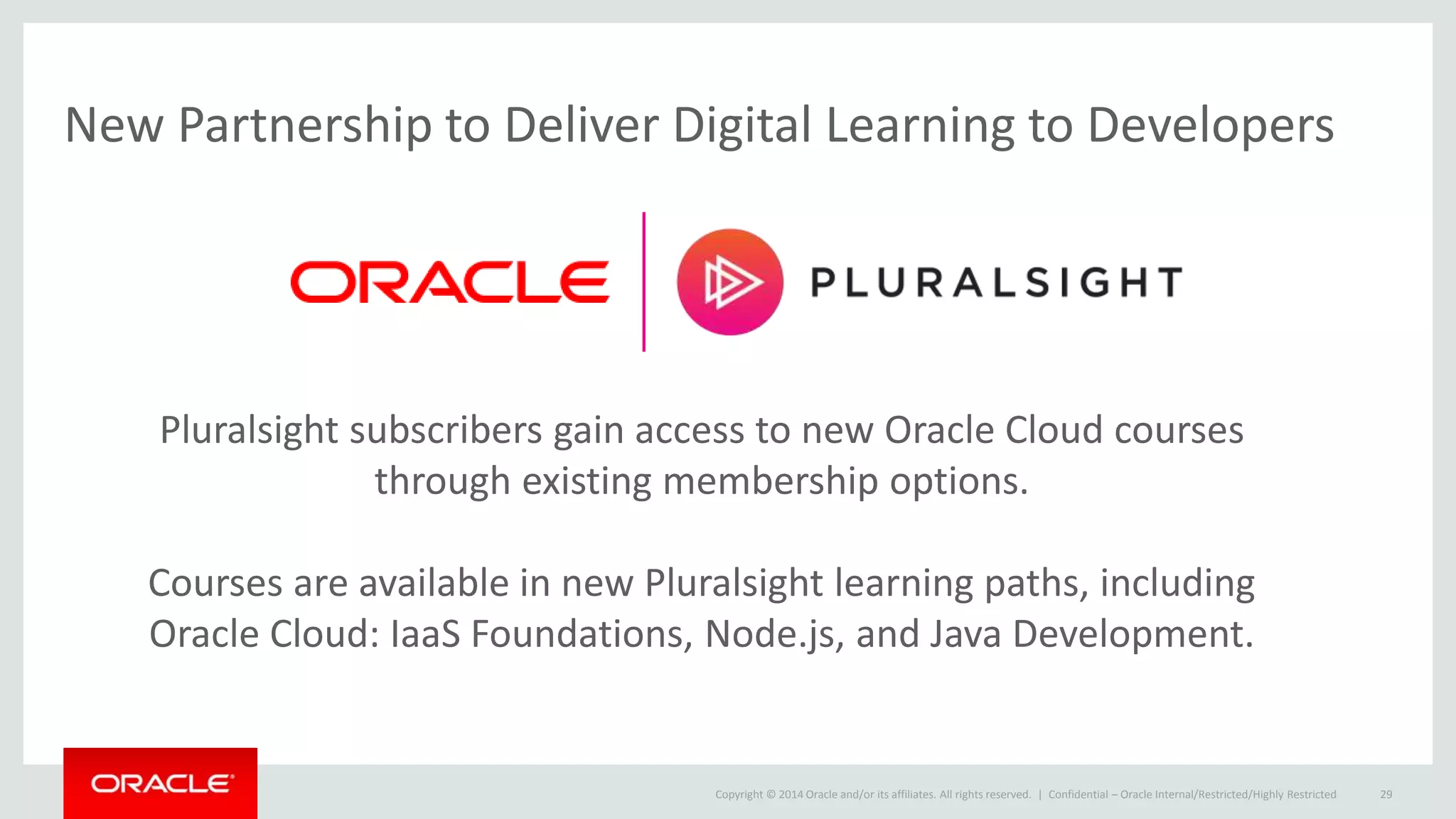 Oracle Code Keynote with Thomas Kurian | PPT