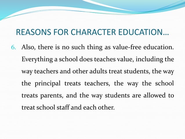 Thomas lickona’s character education theory | PPTX | Education
