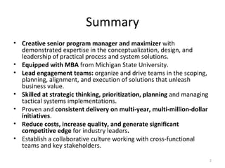 Thomas Magill Resume | PPT