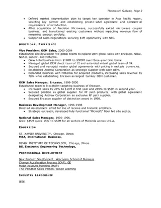 Thomas m sullivan resume linkedin | DOCX