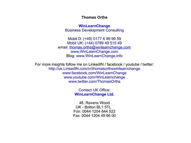 WinLearnChange | ODP