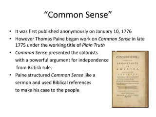 Thomas Paine | PPT