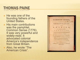 Thomas paine | PPTX