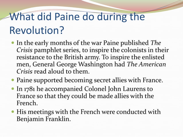 Thomas Paine | PPT