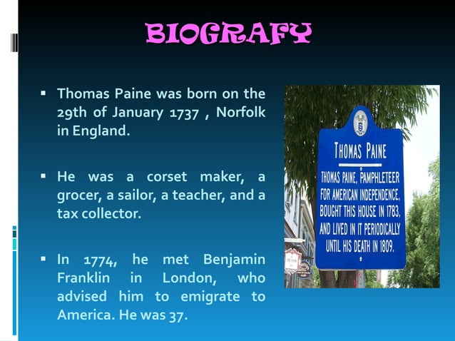 Thomas Paine | PPT