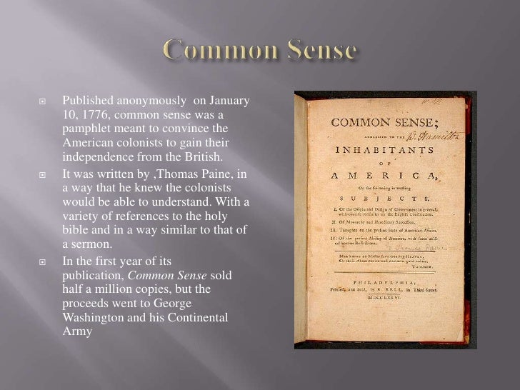 Common Sense - Thomas Paine - arcaderegulations
