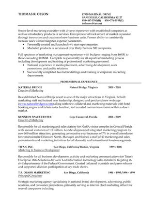 Thomas R. Olson Resume | PDF