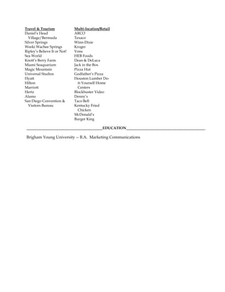 Thomas R. Olson Resume | PDF