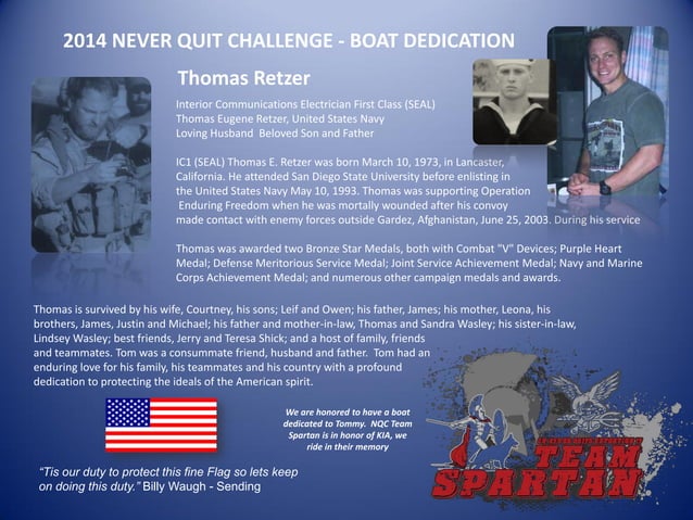 IC1 Thomas Retzer - 2014 Never Quit Challenge Jet Ski Dedication | PDF