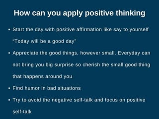 Thomas Salzano - The Power of Positive Thinking | PPT