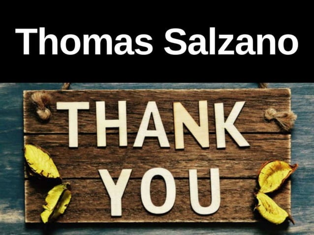 Thomas Salzano - The Power of Positive Thinking | PPT