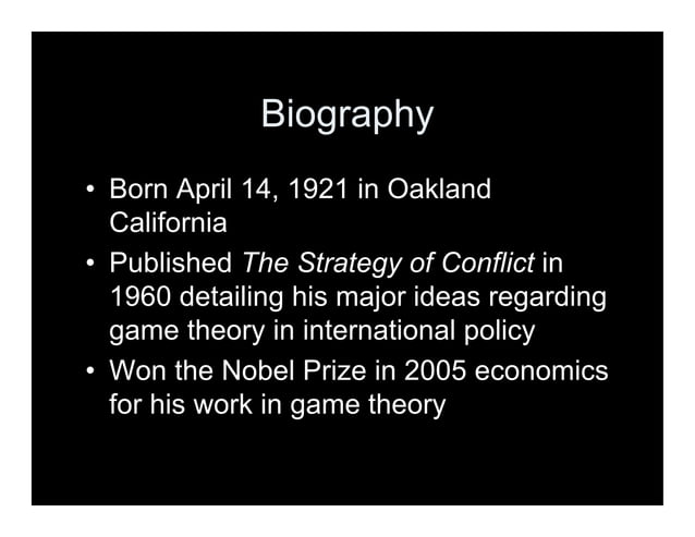 Thomas Schelling | PDF