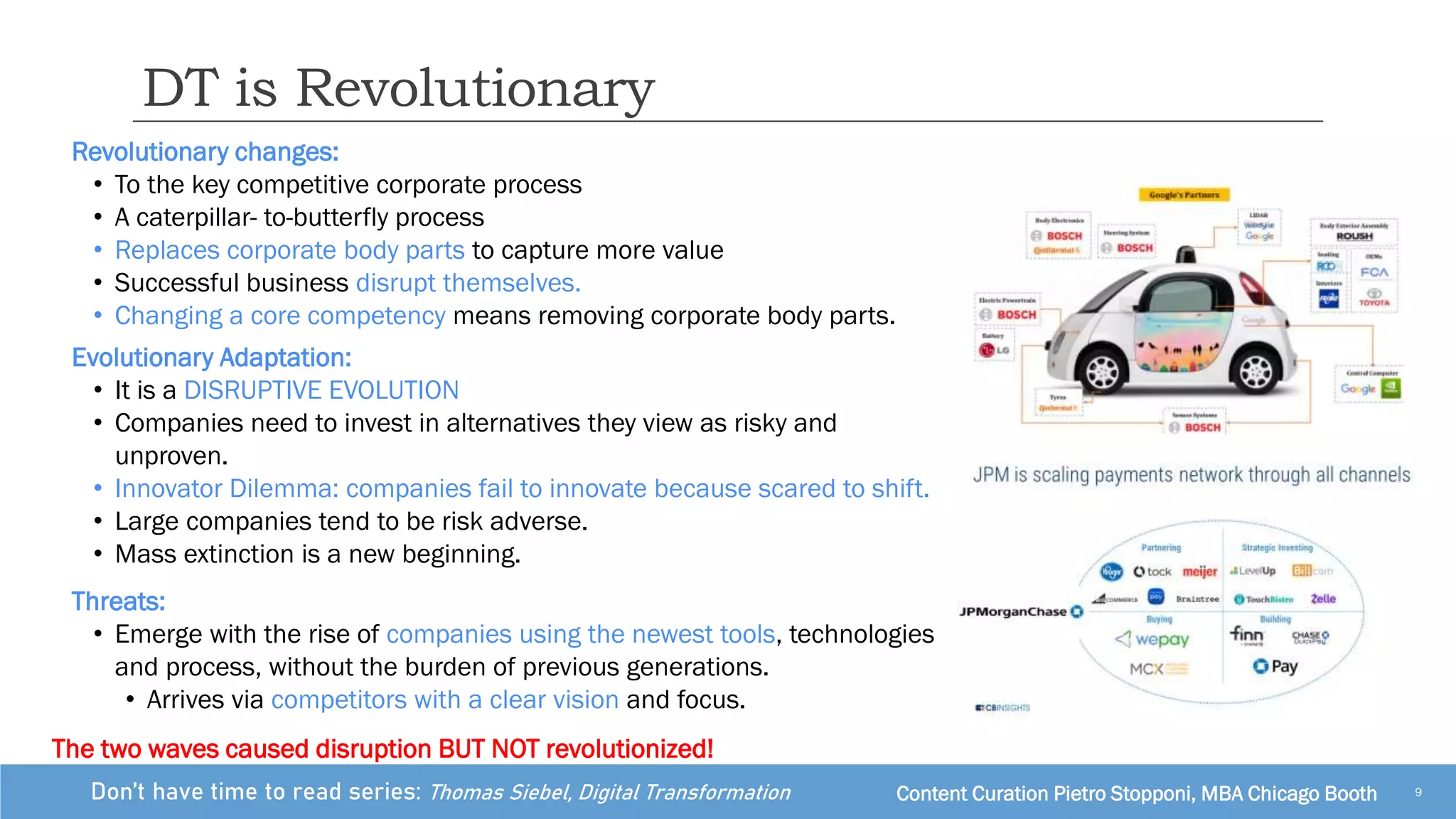 Thomas Siebel - Digital transformation - Book Summary Pietro Stopponi | PDF
