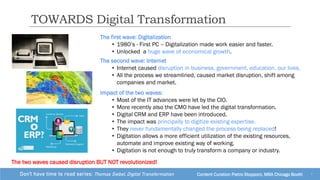 Thomas Siebel - Digital transformation - Book Summary Pietro Stopponi | PDF