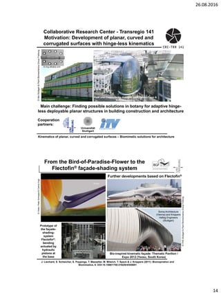 Thomas Speck: Biomimetic architecture | PDF
