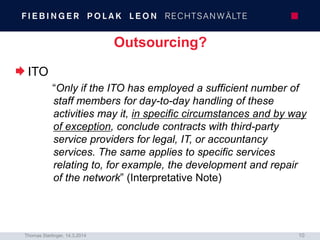 TSO Certification: Specific Issues | PPT