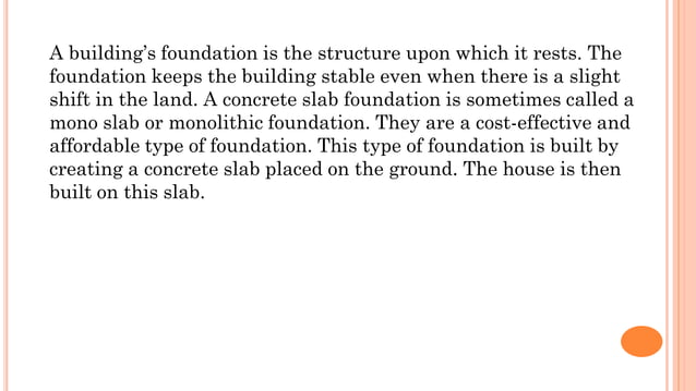 Three Types of Building Foundation | PPTX | Construction Industry | Industries