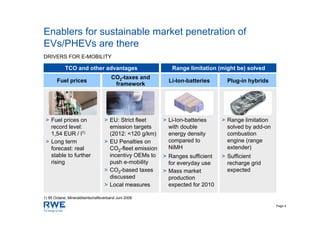 Thomas Theisen - RWE E-Mobility Projects | PDF