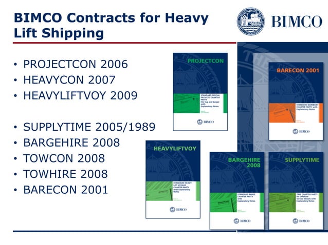 PowerLogistics Asia 2013- " Contracts for Heavy Lift Shipping and ...