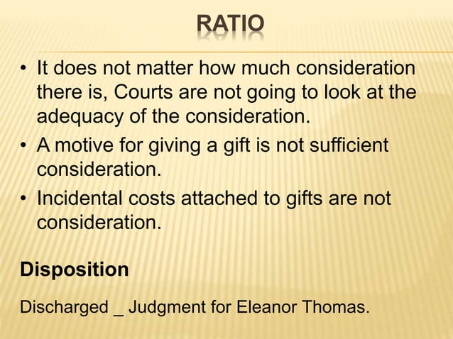 Thomas v. Thomas | PPTX