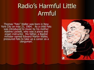 Thomas Wright Waller | PPT