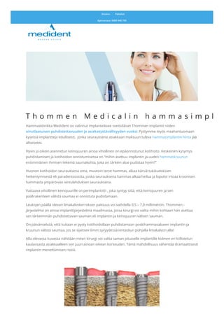 Thommen implants | PDF
