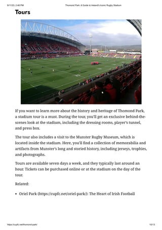 Thomond Park_ A Guide to Ireland's Iconic Rugby Stadium.pdf