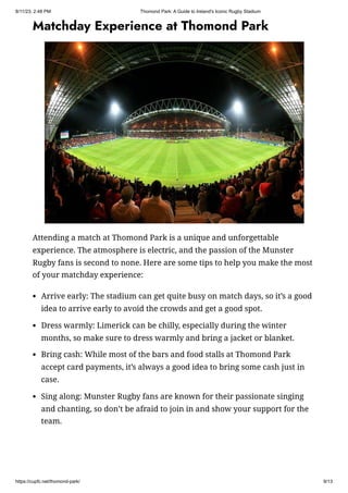 Thomond Park_ A Guide to Ireland's Iconic Rugby Stadium.pdf